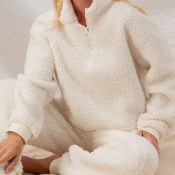 Reine | Tops | Last Set Teddy Bear Sherpa Set | Poshmark